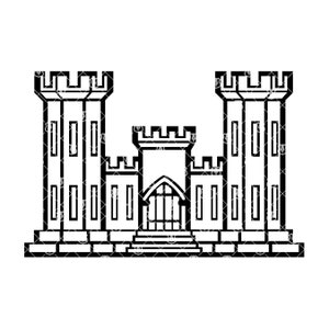 US Army Corps Castle Emblem Layered SVG Bundle Army Corps of Engineers ...