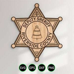 Riverside California Sheriff Badge SVG, County Sheriff's Office Deputy ...