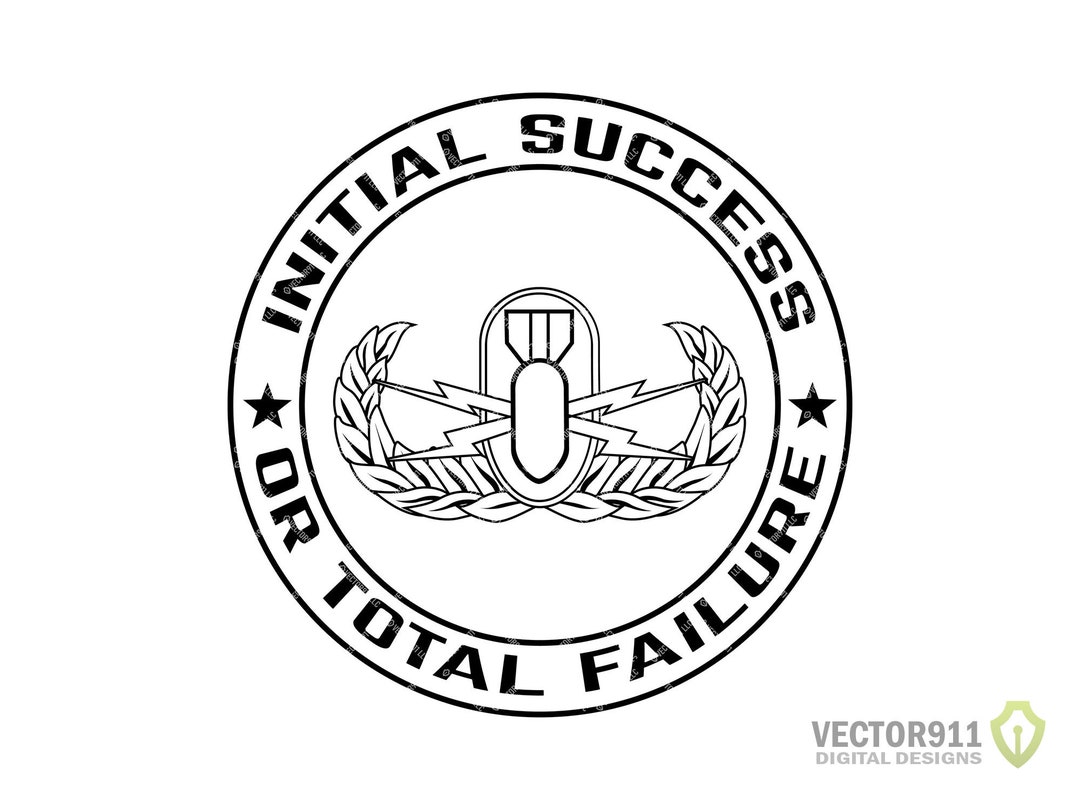 EOD Explosive Ordnance Disposal Basic Badge Initial Success - Etsy