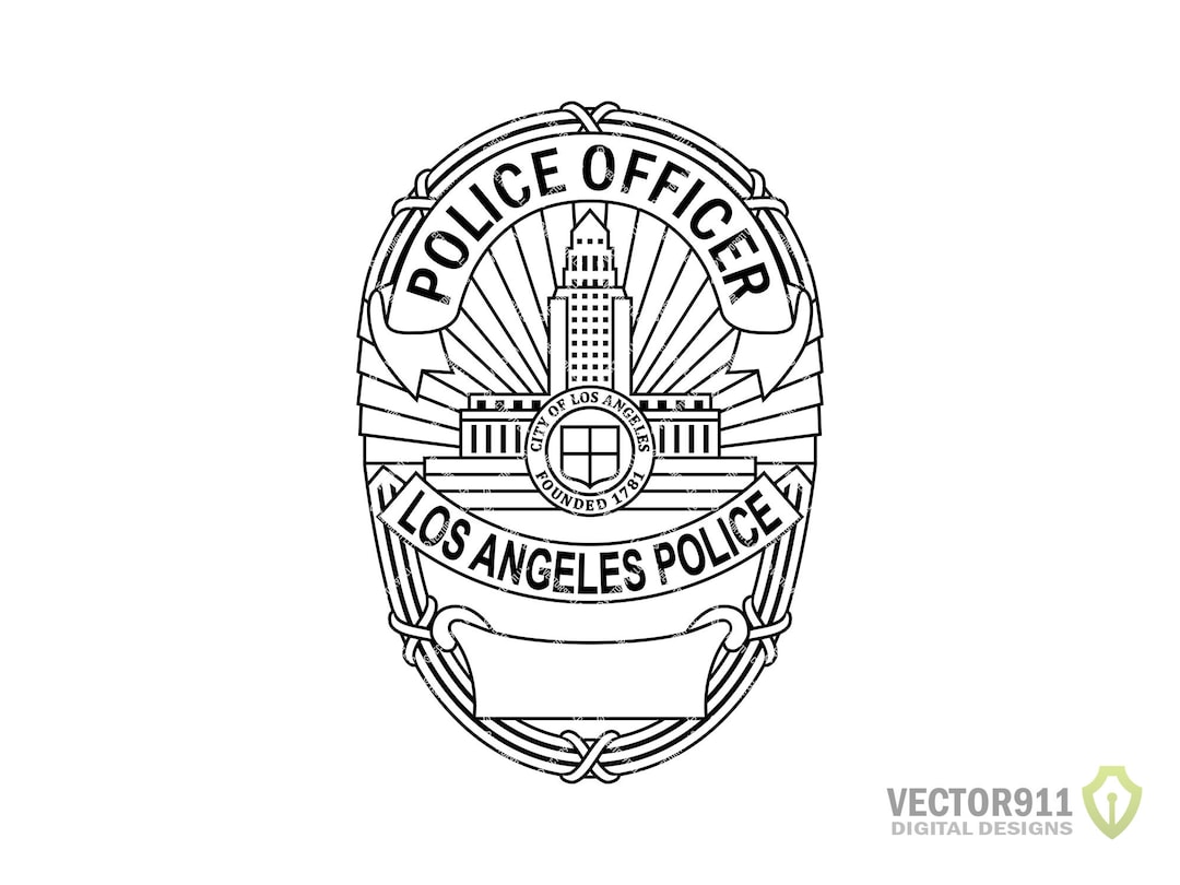 Lapd Detective Badge
