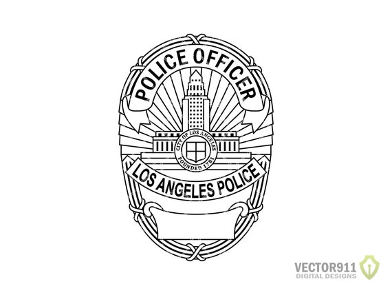 Lapd Police Officer Badge