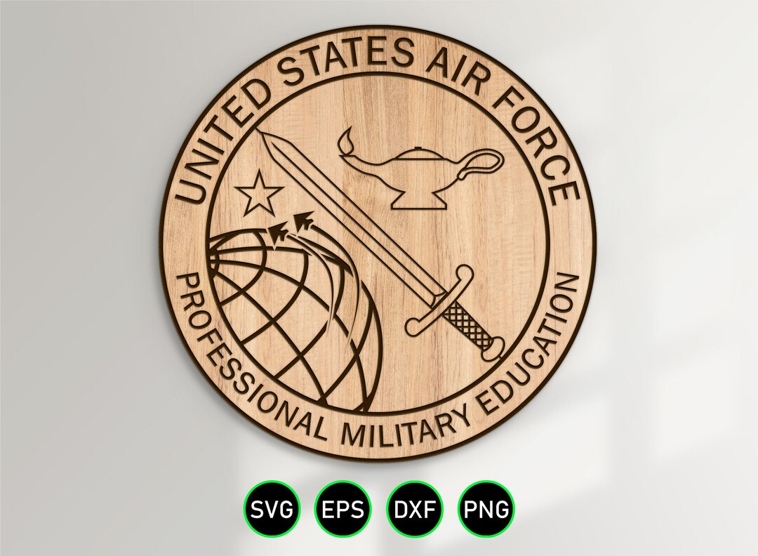 USAF Military Education Seal SVG, Air Force Professional Education ...