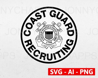 Papercraft .png USCG LSS Pin Logo Digital Vector .ai .svg Coast Guard ...