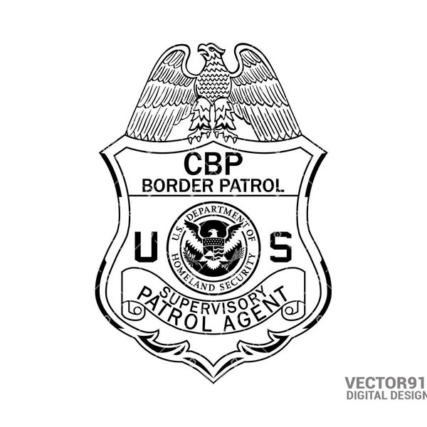 Border Patrol Logo - Etsy