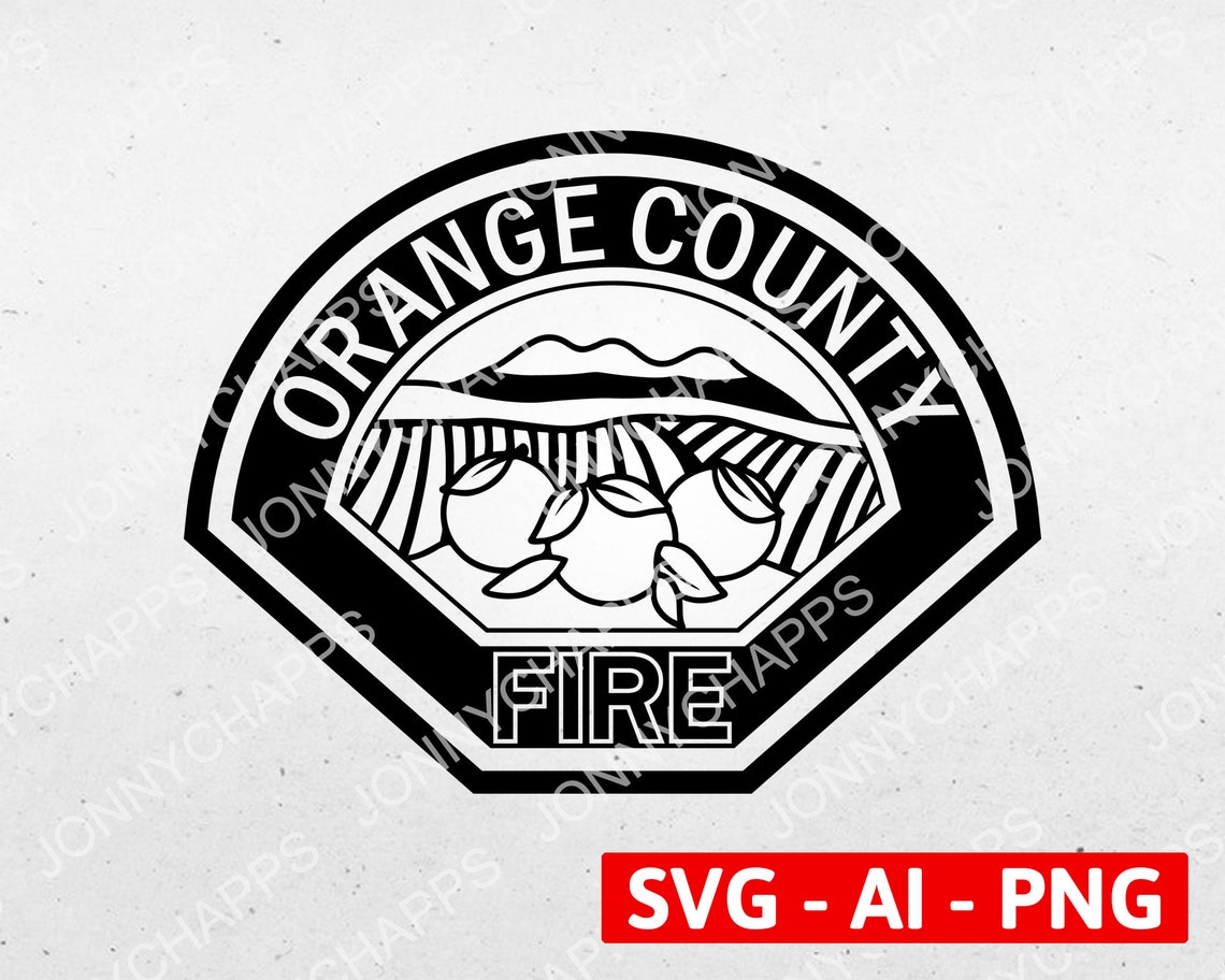 Orange County CA Fire Department Patch Orange California Fire | Etsy