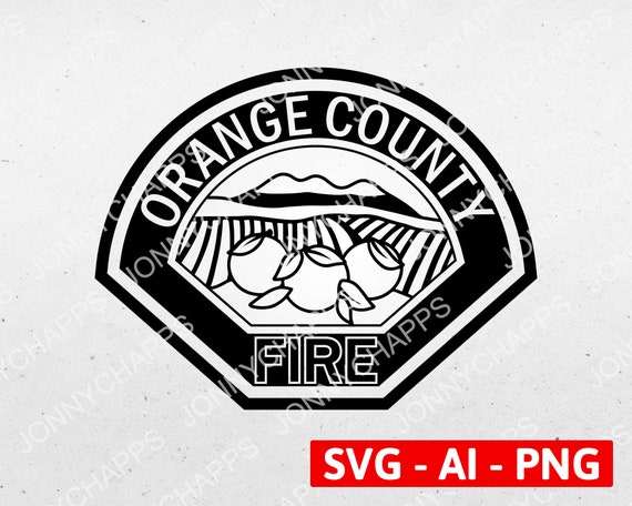 Orange County CA Fire Department Patch Orange California Fire | Etsy