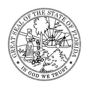 State of Florida Seals Bundle SVG, Great State Seals Standard Basic ...