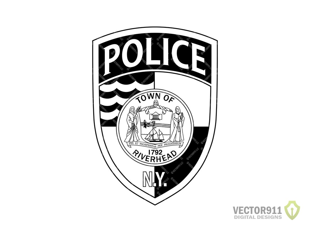 Riverhead New York Police Department Logo NY Law Enforcement - Etsy