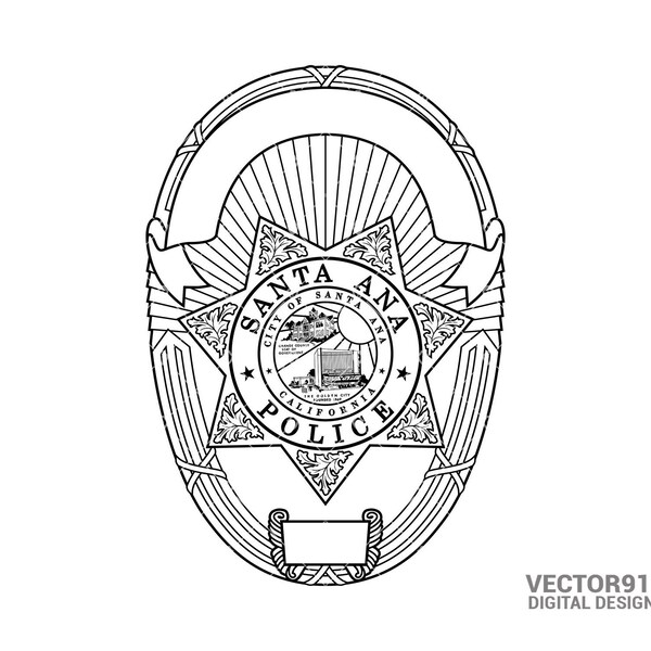 Santa Ana Logo Svg - Etsy