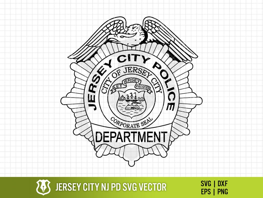 Distintivo del dipartimento di polizia di Jersey City New Jersey ...
