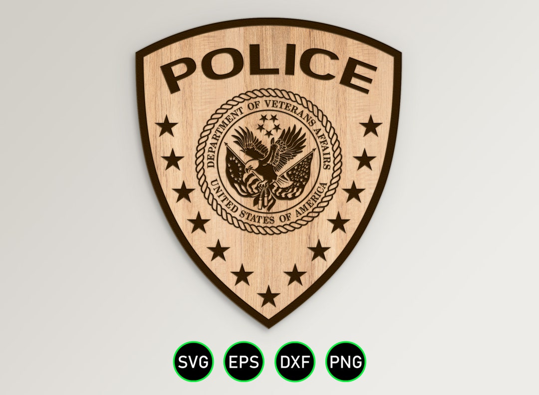 Veterans Affairs Police Patch SVG, Department of VA Officer Vector ...