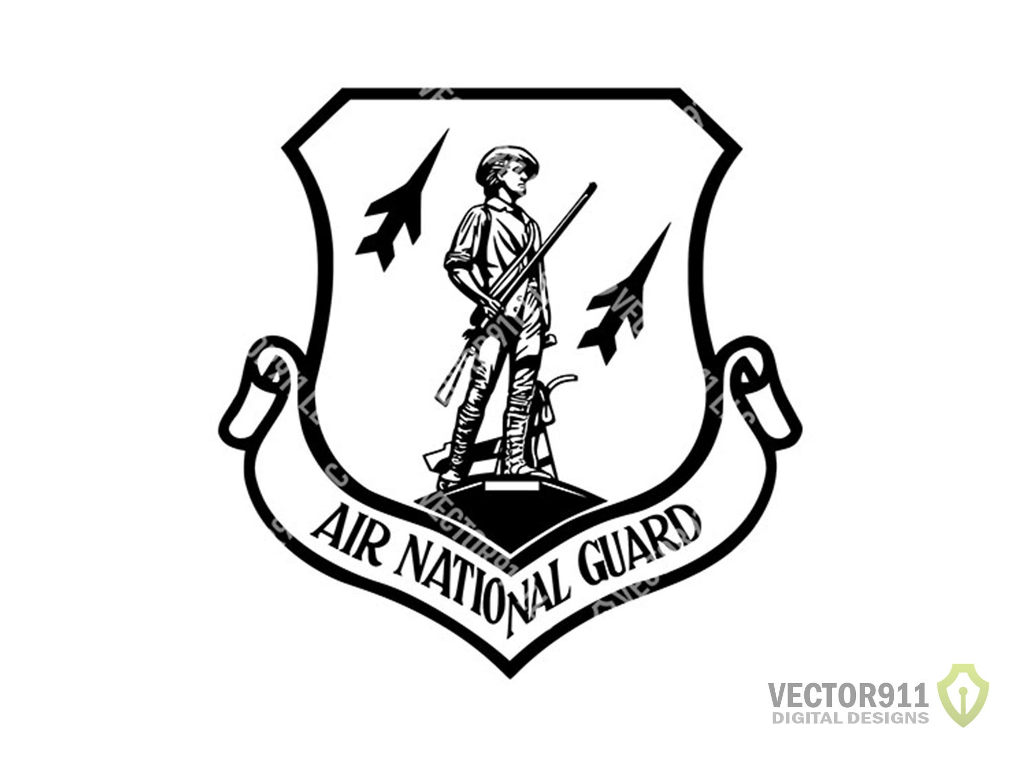 Air National Guard Digital Vector .ai .svg .png - Etsy Canada