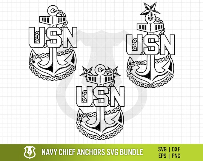 United States Navy Chief SVG JPEG PNG - Etsy