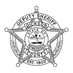 Dickson County TN Sheriff's Department Badge, Tennessee Deputy Sheriff ...