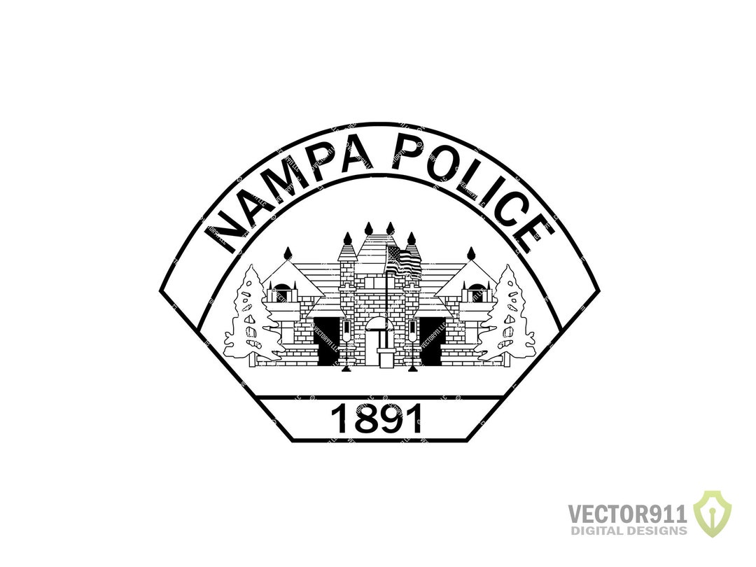 Nampa Idaho Police Department Logo, City of Nampa ID PD Badge Patch ...