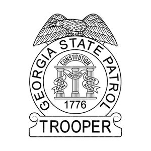 Georgia State Patrol Trooper Badge SVG, State Police Highway Patrol ...