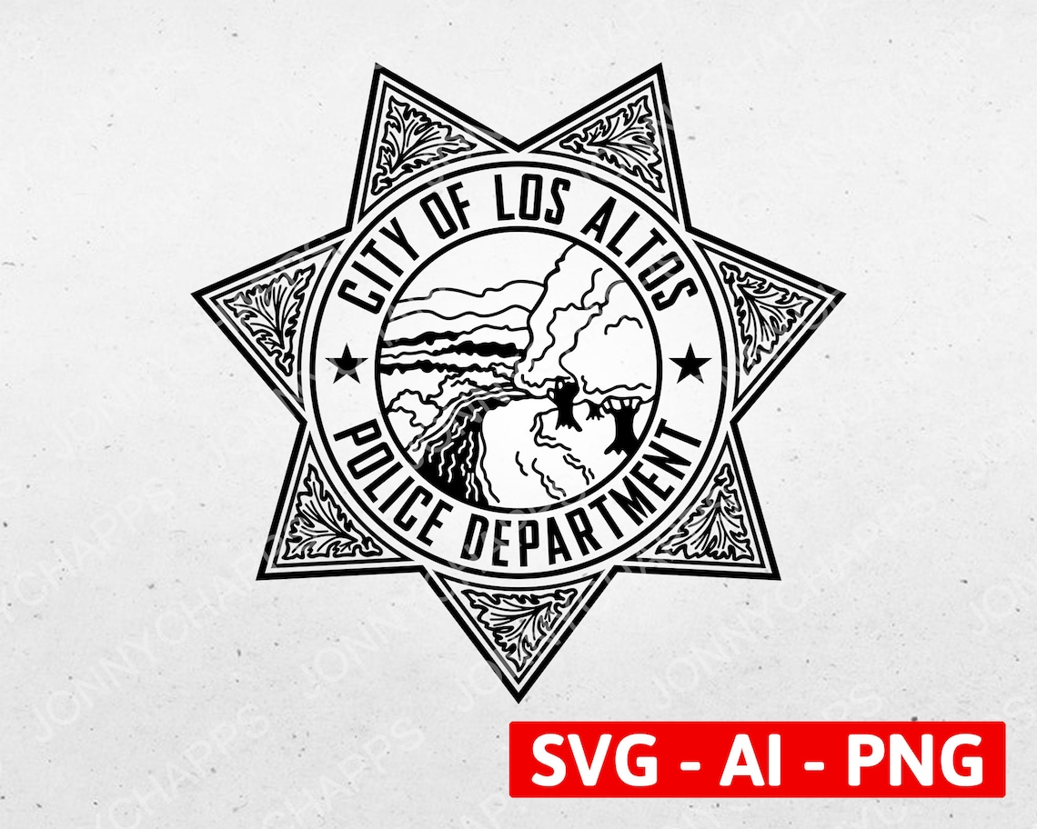 Los Altos California Police Department Badge CA Law - Etsy