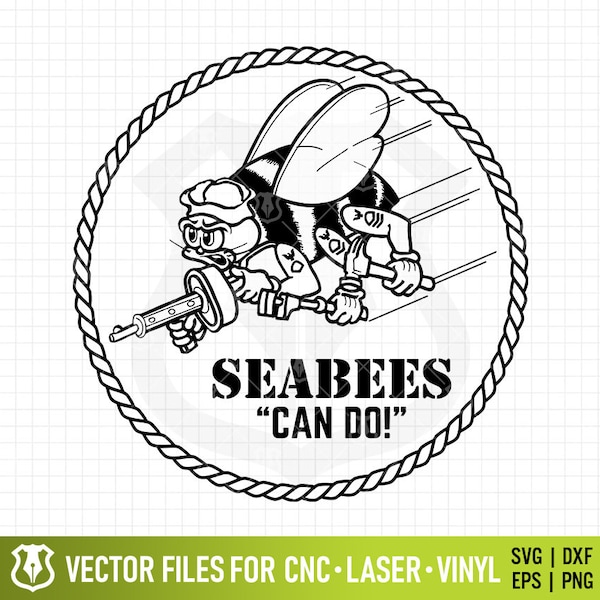 Us Navy Seabee Art - Etsy