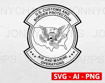 Us Customs Logo Svg - Etsy