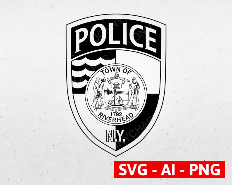 Riverhead New York Police Department Logo NY Law Enforcement - Etsy