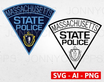 Mass State Police Logo - Etsy