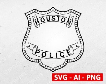 Houston Police - Etsy