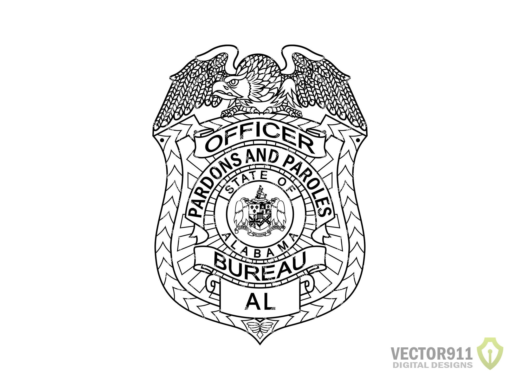 Juvenile Probation Officer Badge
