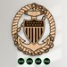 USCG Officer in Charge Afloat Pin SVG, Coast Guard Commanding Officer ...