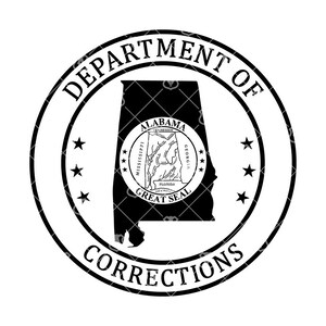Alabama Department of Corrections Seal SVG, Corrections Department ...