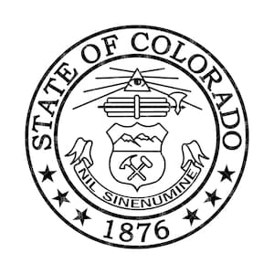 State of Colorado Seals Bundle SVG, Great Seal Simple Standard Designs ...