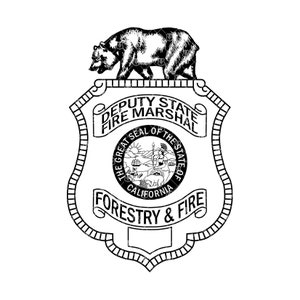California State Fire Marshal Badge SVG, Forestry and Fire Deputy ...