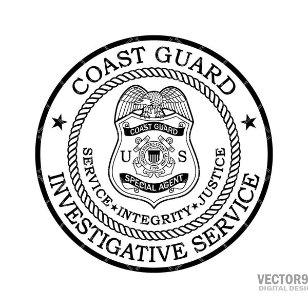 Uscg Vector File - Etsy