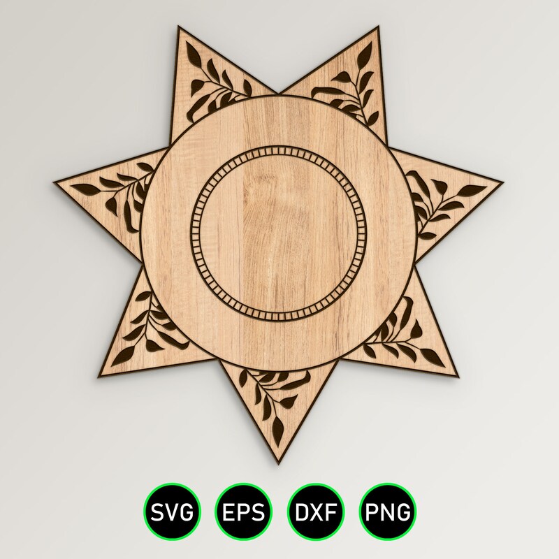 Seven Point Star - Etsy