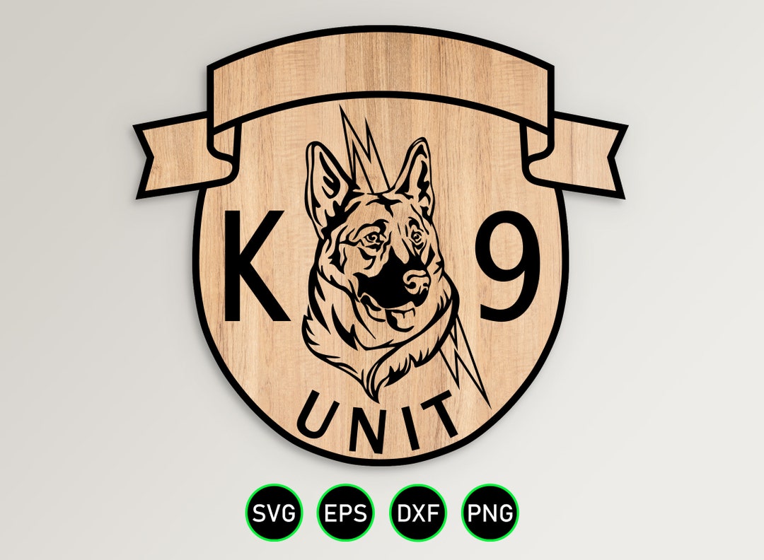 Police K-9 Unit SVG, Law Enforcement K9 Dog Patch Vector Clipart ...