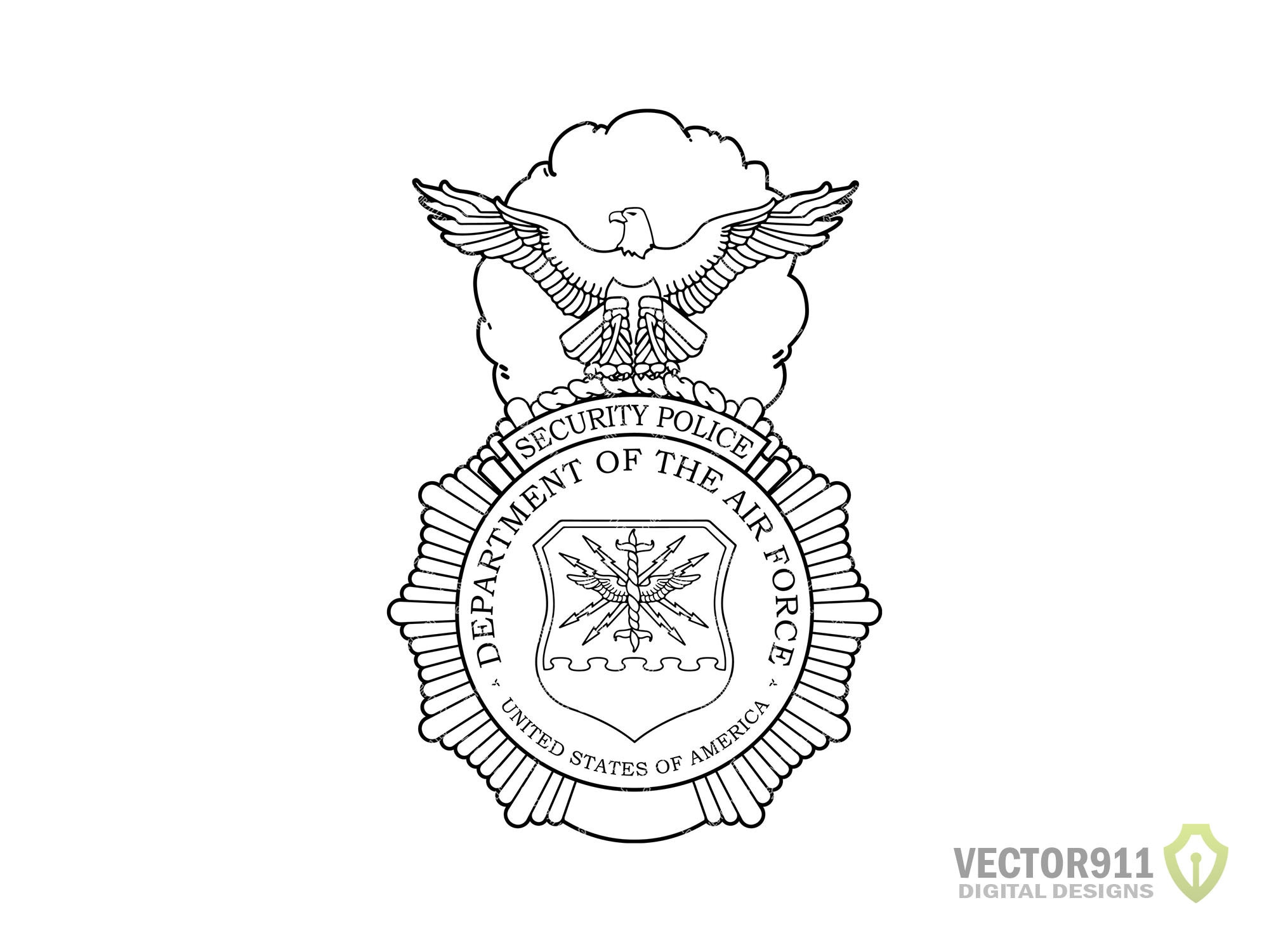 US Air Force Security Police Badge USAF Law Enforcement - Etsy US Air Force Security Police Badge USAF Law Enforcement - Etsy