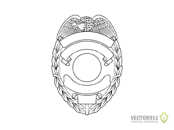 Blank Security Badge