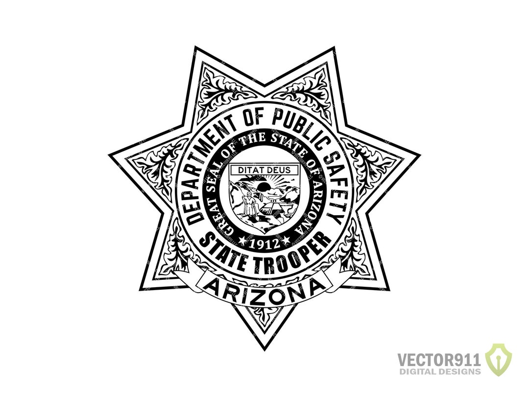 Arizona Highway Patrol Trooper Seal AZ State Police - Etsy