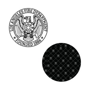 Los Angeles California Fire Seal SVG, Fire Department Vector Clipart ...
