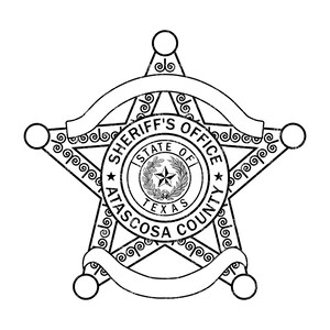 Atascosa Texas Sheriff Badge SVG, ACSO County Sheriff's Office Star ...