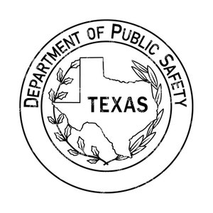 Texas DPS Seal Simple Design SVG, Department of Public Safety Vector ...