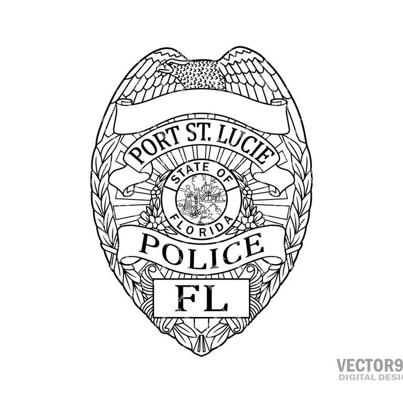 Florida Police Logo - Etsy