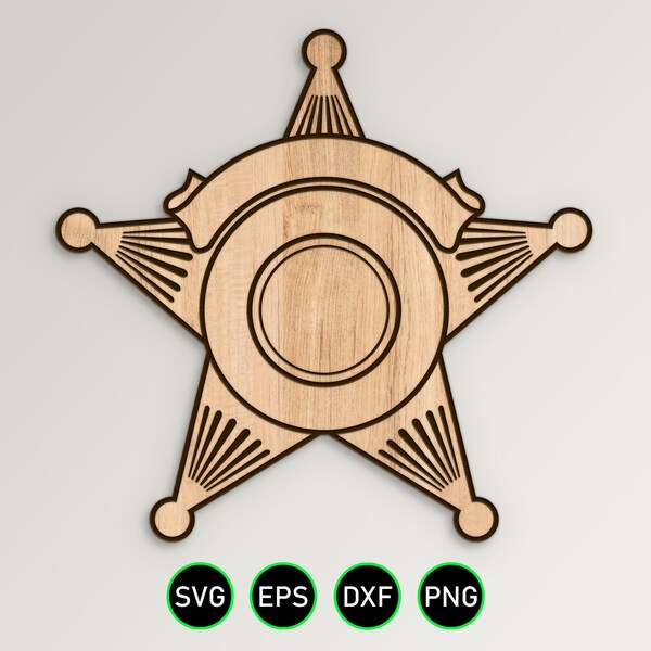 Sheriff Laser Files - Etsy