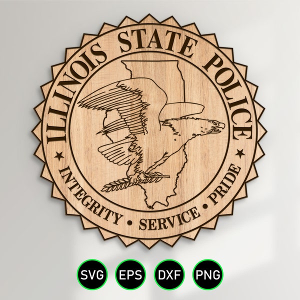 Illinois State Police Svg - Etsy