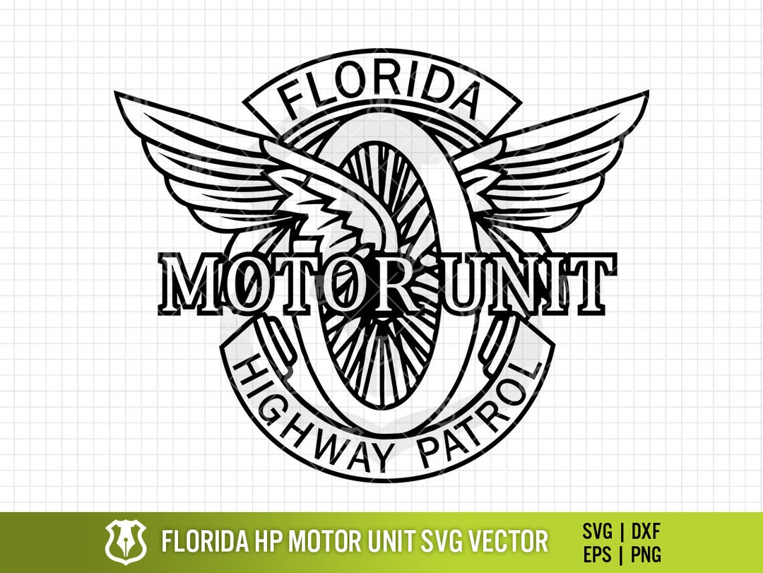 Florida State Patrol Motor Unit Logo, FL Highway Police, Trooper Seal ...