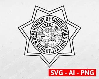 Cdcr logo svg - Etsy Nederland