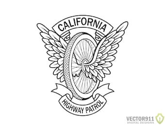 California Logo and Highway Patrol SVG Eps Png - Etsy New Zealand