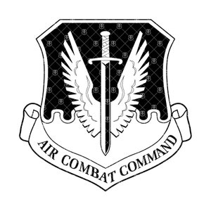 USAF Air Combat Command Insignia SVG, Air Force ACC Emblem Vector ...