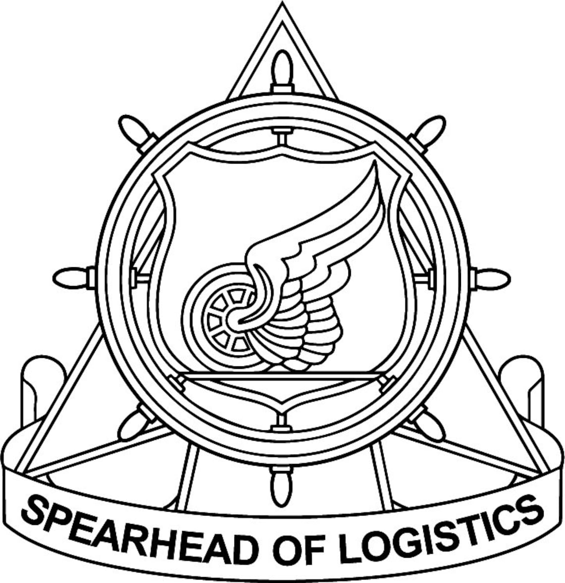 US Army Transportation Corps Spearhead of Logistics Badge Pin - Etsy