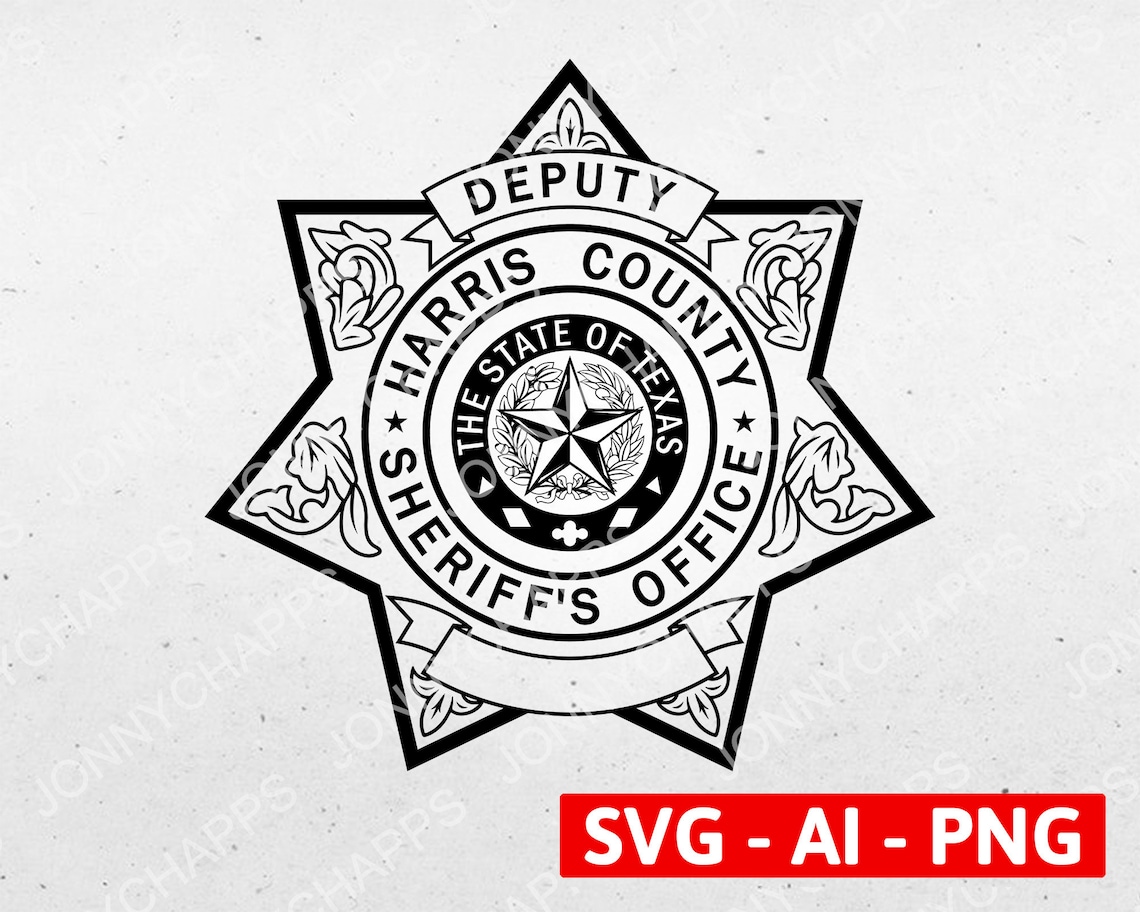 Harris County Texas Sheriff Department Badge TX Deputy - Etsy