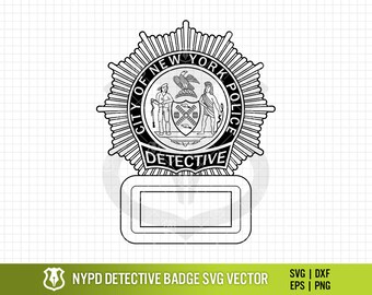 NYPD Patch PNG, JPF, New York City Police Department - Etsy